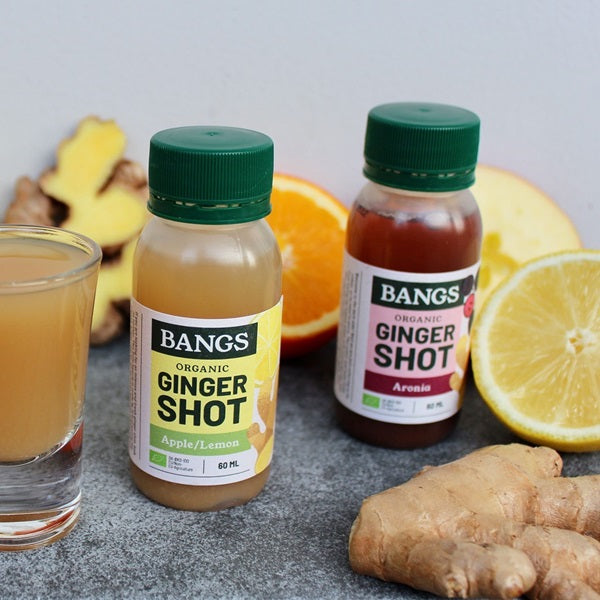 Bangs Organic Ginger Shot with Lemon/Apple 60ml (6pk) | NAVESU ...