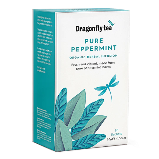 Dragonfly Tea Organic Pure Peppermint 4x20 Teabags | NAVESU - Naturally ...