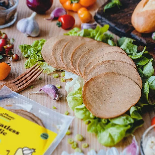 Plenty Reasons Garlic Ham Block 1kg | NAVESU - Naturally Vegan Supermarket