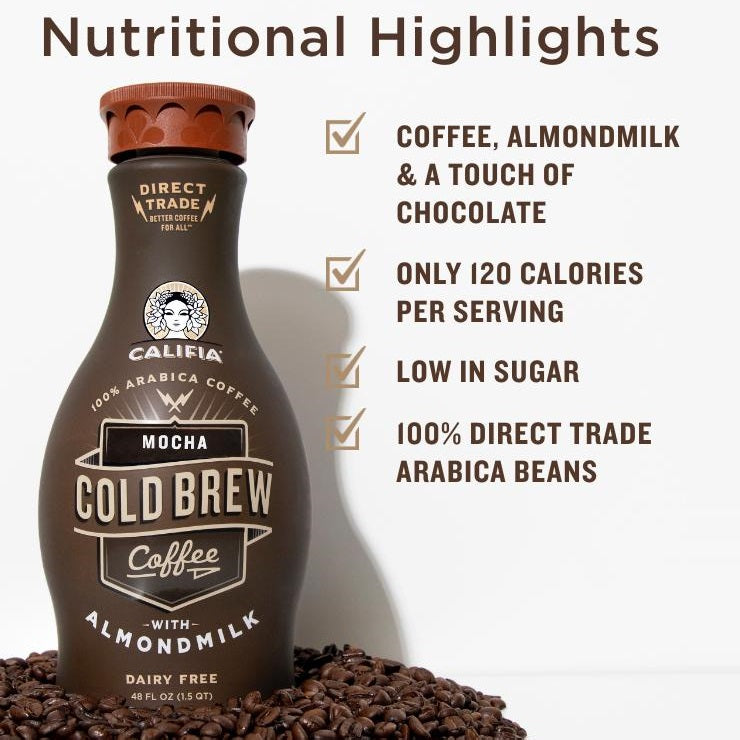 Califia Farms Mocha Cold Brew Almond Coffee 750ml | NAVESU - Naturally ...