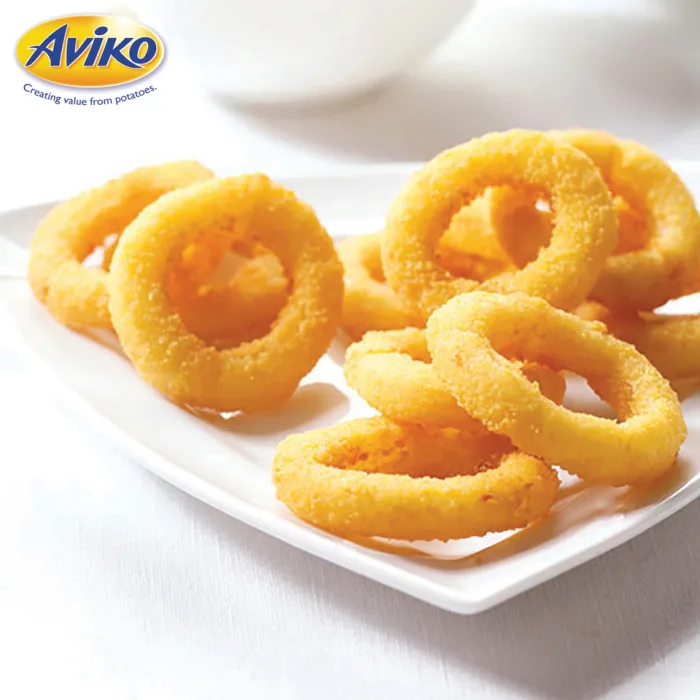 Aviko Battered Onion Rings 1kg | NAVESU - Naturally Vegan Supermarket
